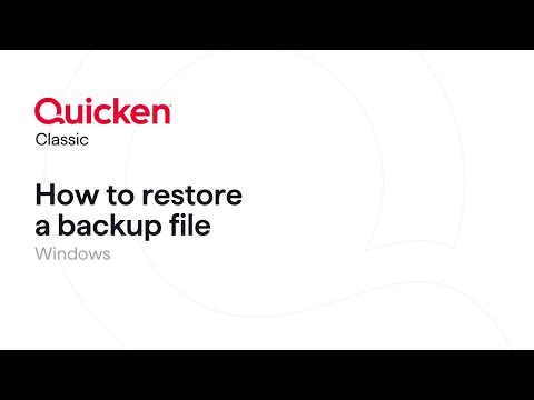How To Recover Lost Quicken Data