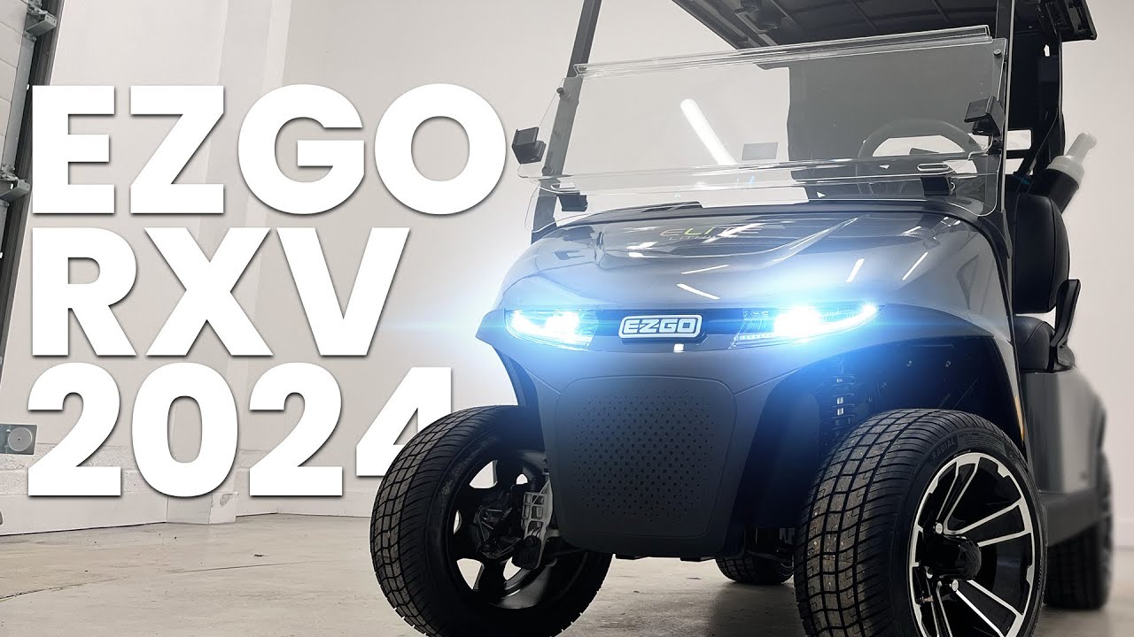 Introducing the superb EZGO RXV 2024. Re-styled, same fantastic ...