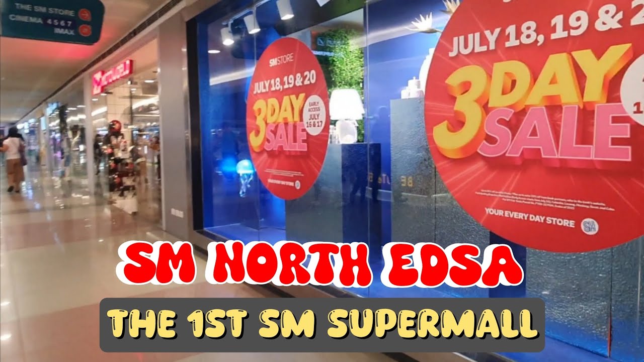 SM North Edsa The First SM Supermall in the Philippines - YouTube