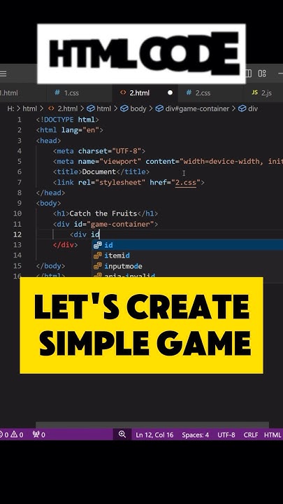 Let S Play Simple Game Js Html Css Coding Codelife Usinghtml Webdeveloperlife Youtube