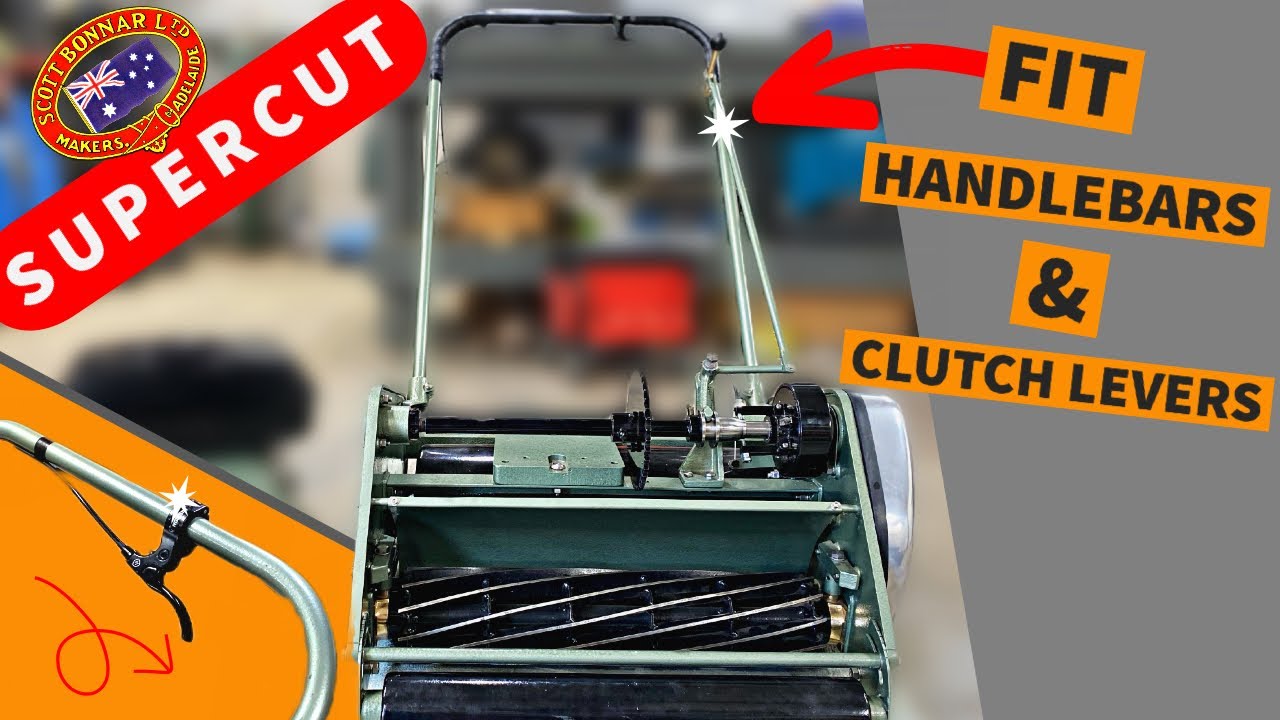 Fit handlebars and clutch levers Scott Bonnar Supercut Model 17 - YouTube