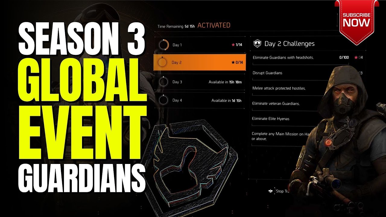 SEASON 3: GUARDIANS EVENT - DAY 2 EXPLAINED | THE DIVISION 2 - YouTube