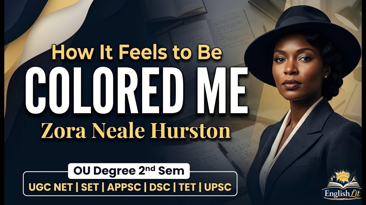 Zora Neale Hurston – How It Feels to Be Colored Me | Summary, Analysis ...