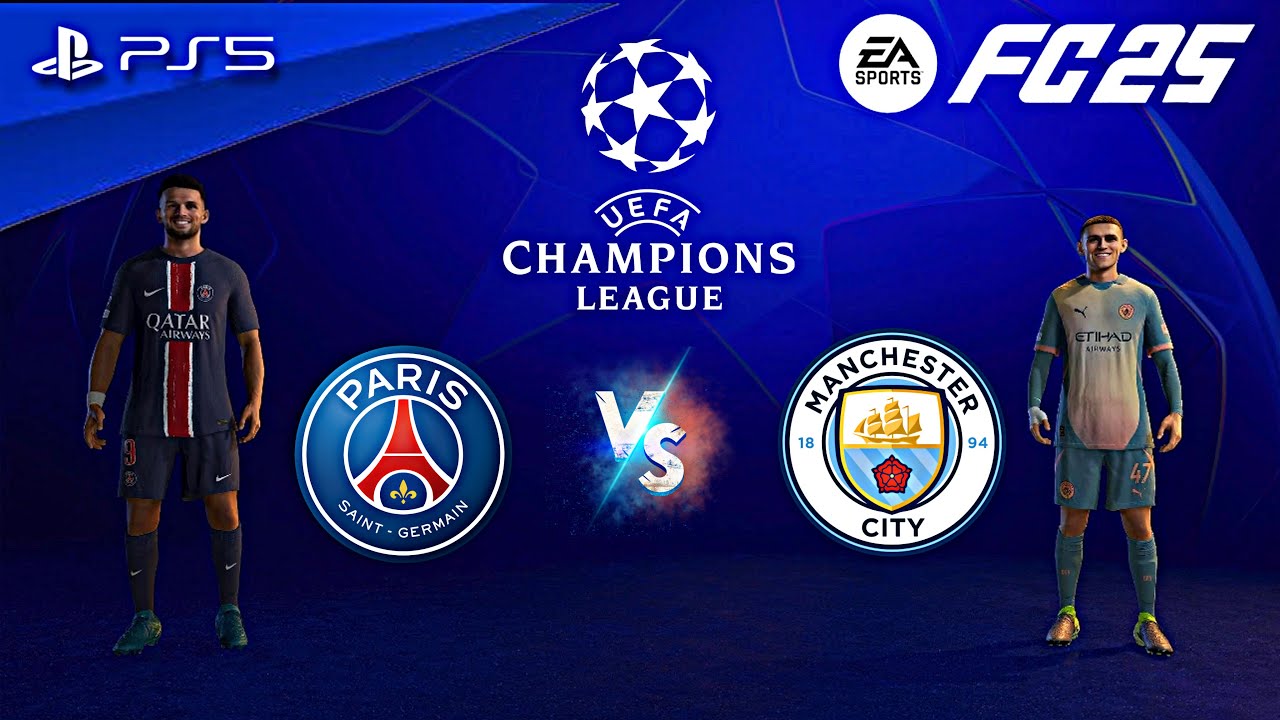 FC25 | PSG vs. Manchester City - UEFA Champions League Full Match ...