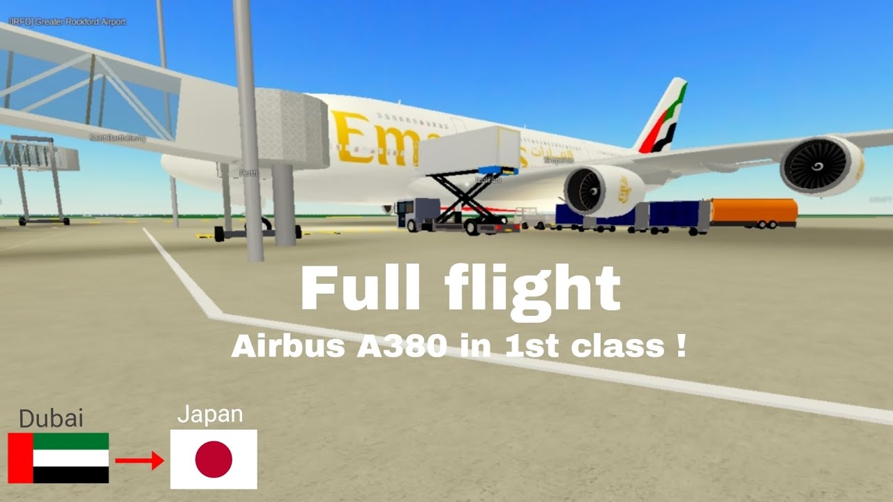 PTFS Full flight | Airbus A380-800 Emirates (First pers)|Real Sounds 🔊 ...