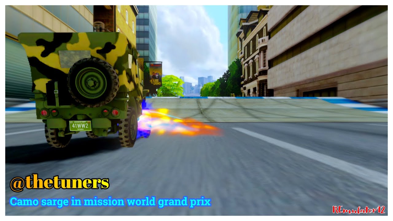 Cars 2 The Video Game | Camo Sarge - Mission Mode | World Grand Prix ...