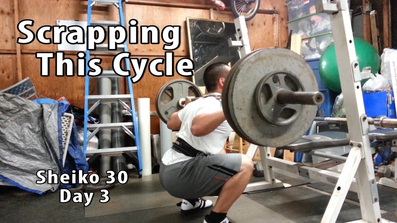 Scrapping Sheiko 30 For Now... - YouTube