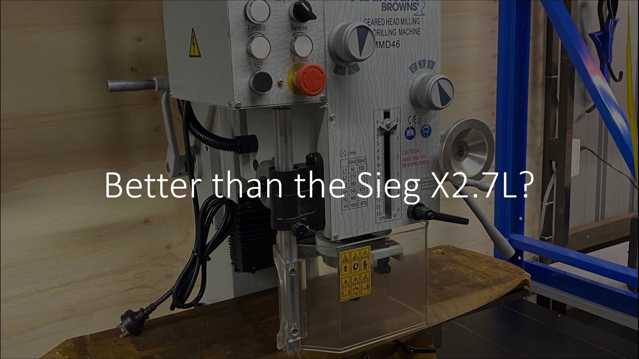 Unboxing, Review and Comparison - Paramount Browns MMD46 Mill Drill ...