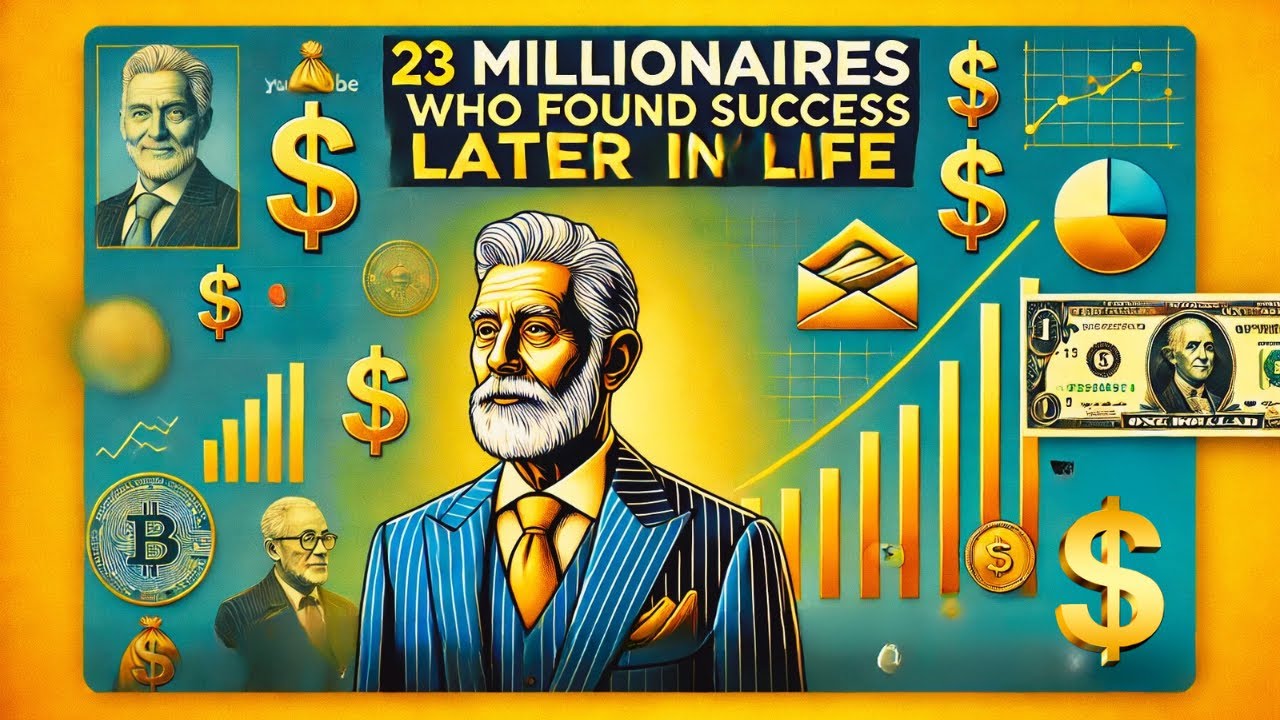 23 Millionaires Who Found Success Later in Life - YouTube
