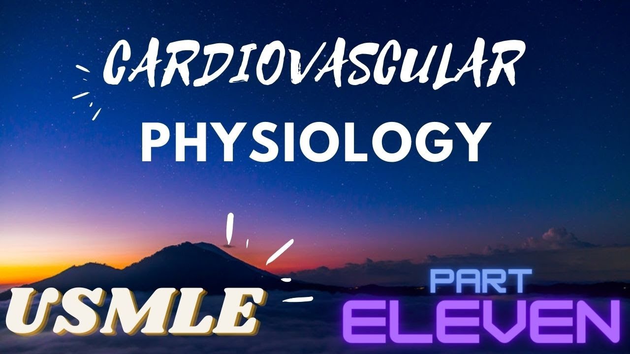 USMLE | Cardiovascular | Physiology Part 11 | Study with Me | First Aid ...
