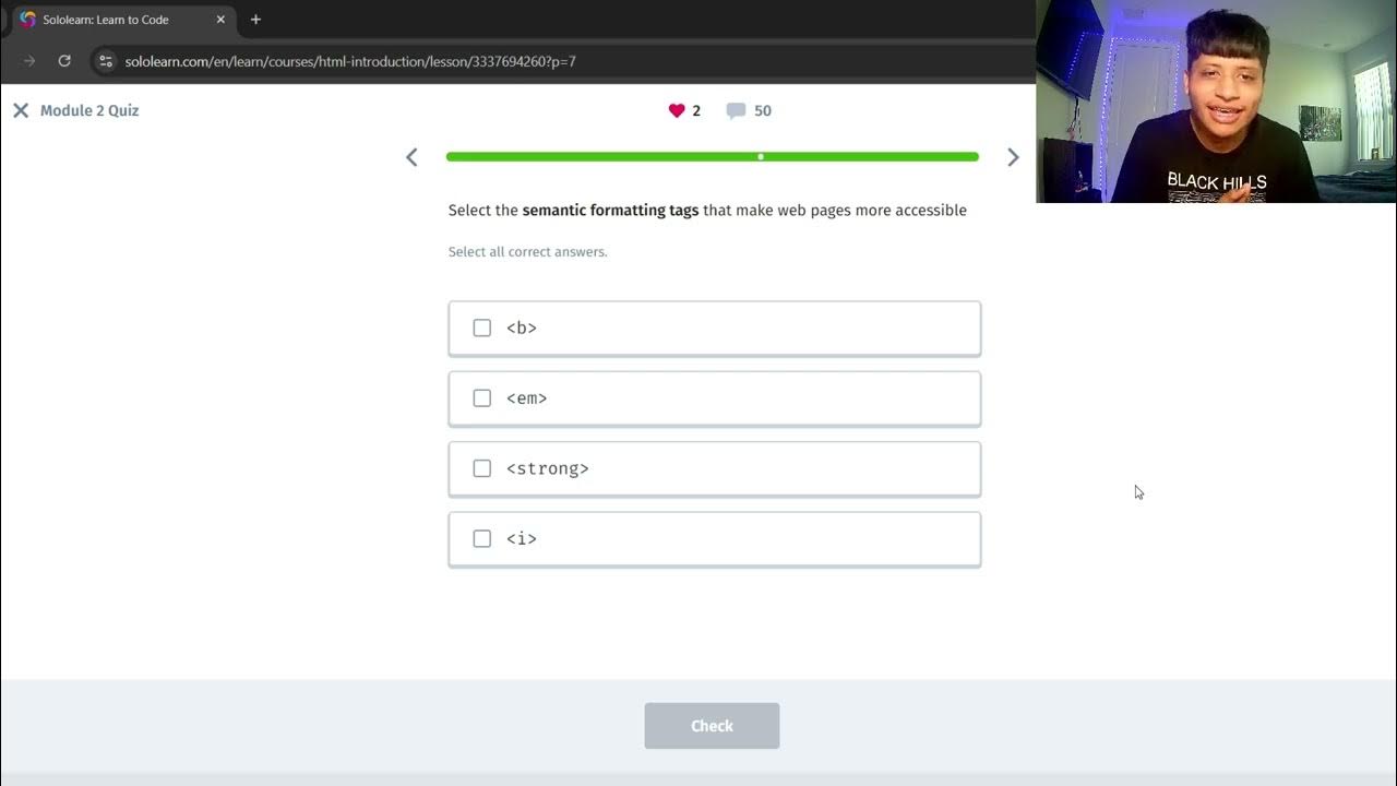 17 Module 2 Quiz | Introduction to HTML | SOLOLEARN (EXPERT TUTORIAL) - YouTube