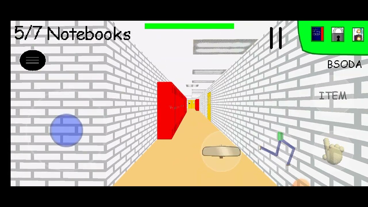 baldi basics bfdi edition all wrong answers with mod menu - YouTube