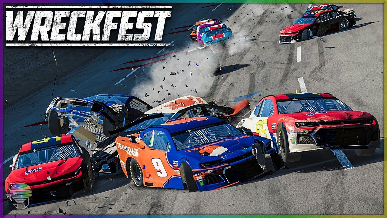 NASCAR CAMARO CARNAGE! [TALLADEGA SUPER] | Wreckfest - YouTube