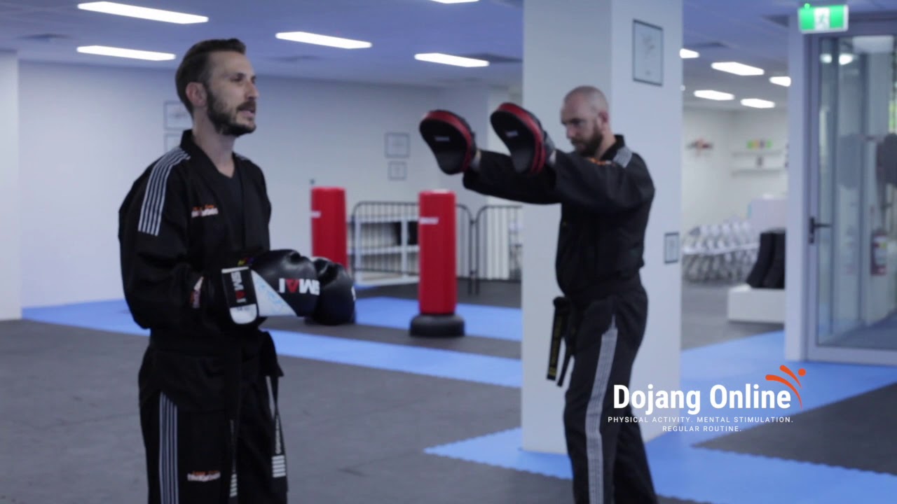 Boxing Drills 1 and 2 on Targets - YouTube