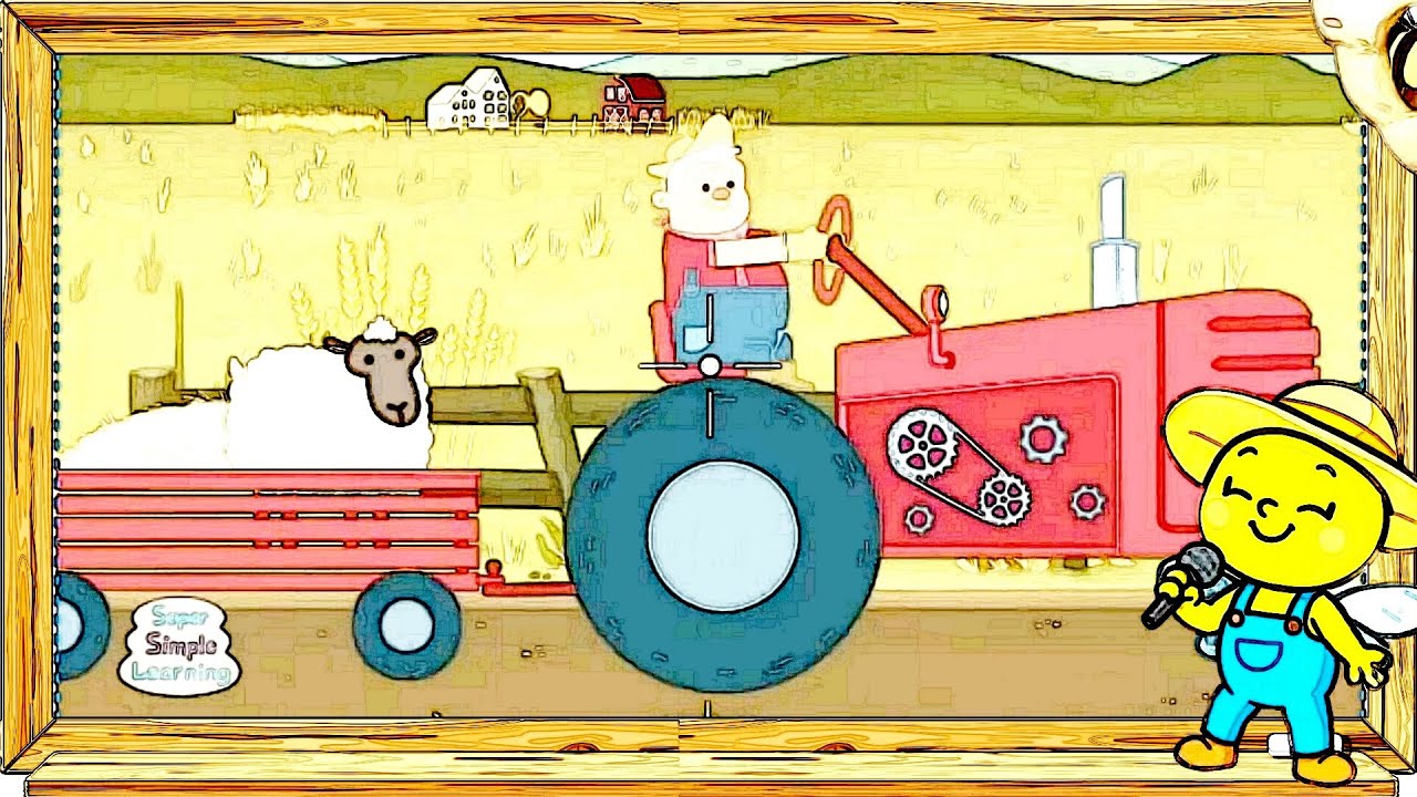 Old MacDonald’s Big Animal Farm Song (Draw and Sing) | Nursery Rhymes ...