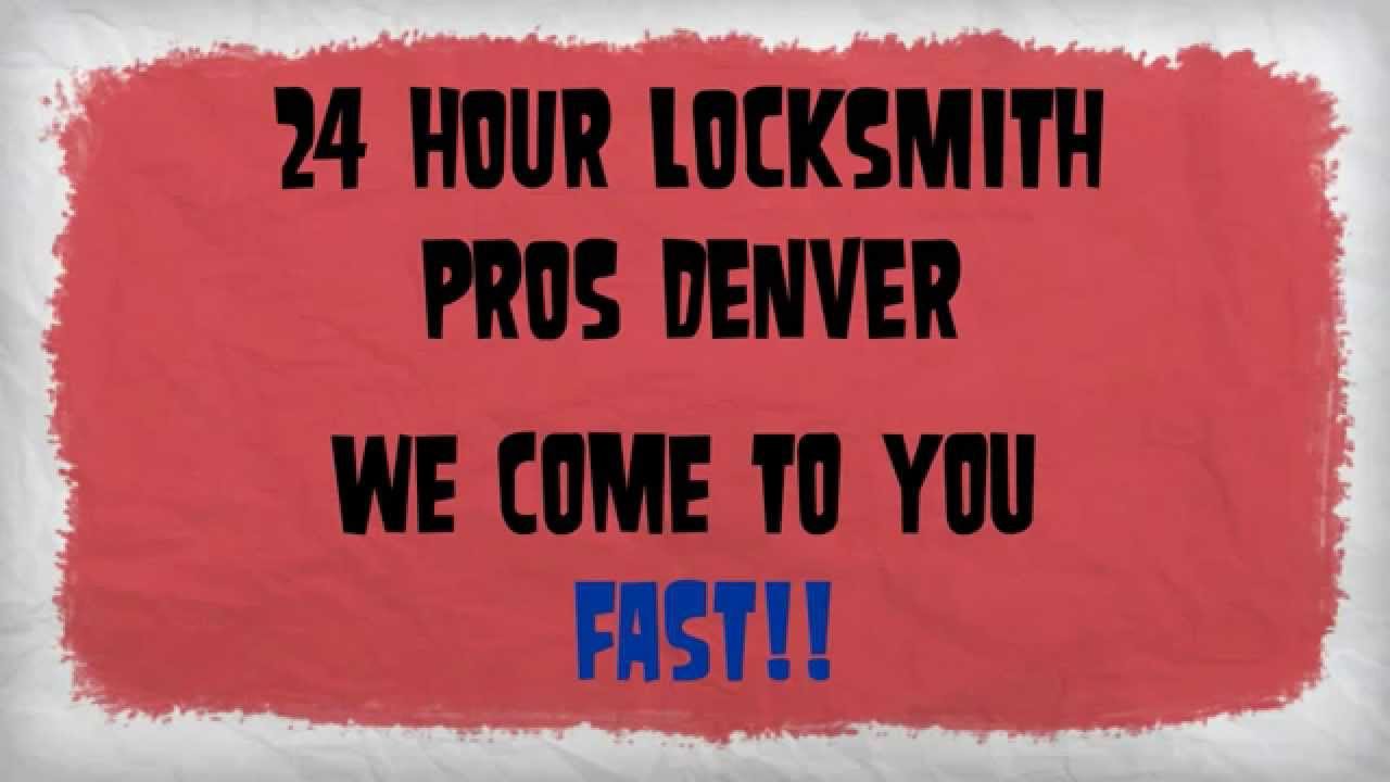 24 Hour Locksmith Denver. Call (720) 330-3840 - YouTube