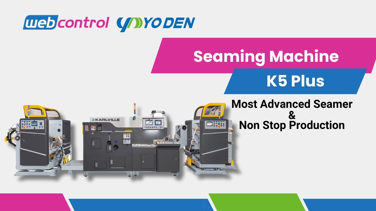 Non Stop Seaming Machine (K5 Plus) | WEBCONTROL - YouTube