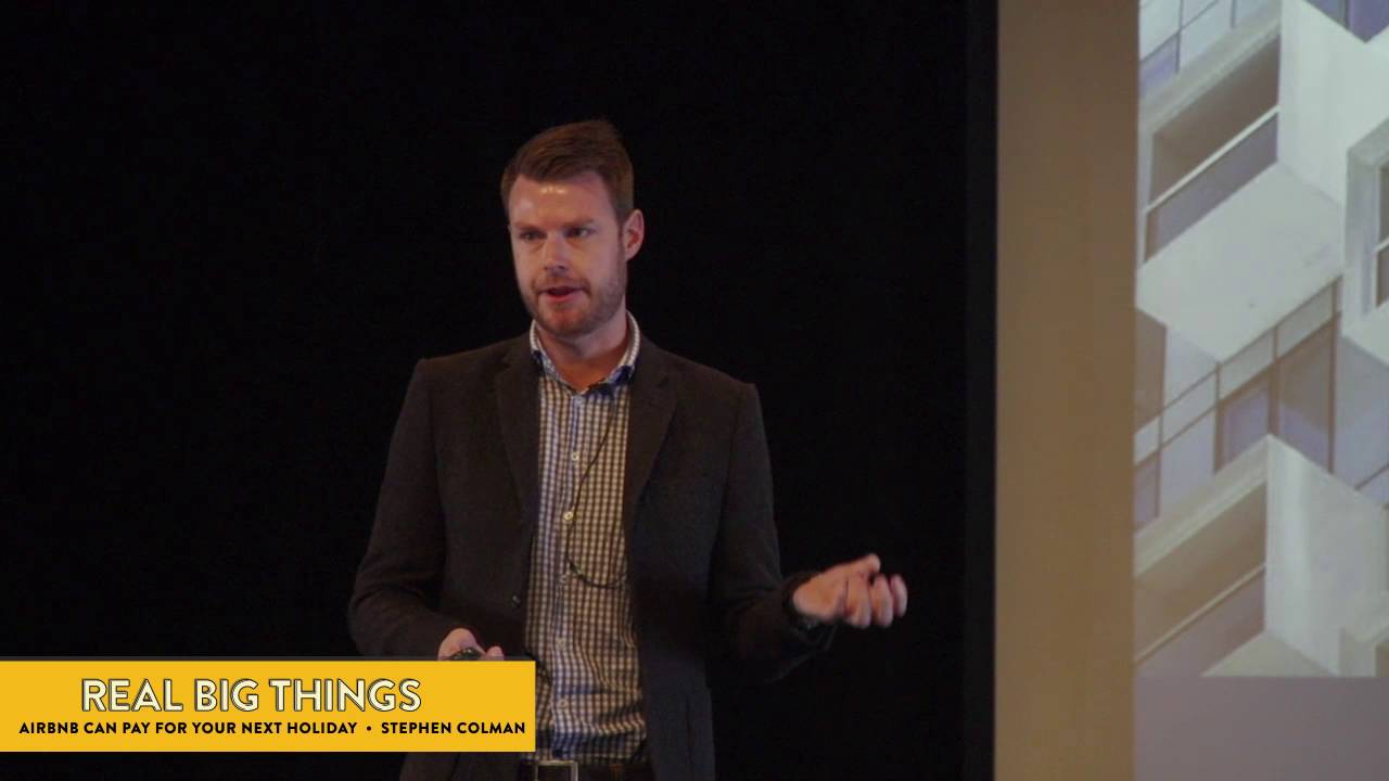 Airbnb can pay for your next holiday – presented by Stephen Colman at ...
