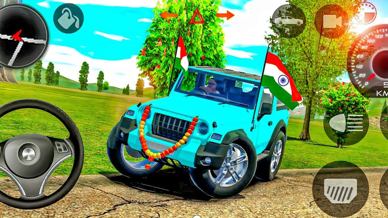 Dollar(Song)Modified Mahindra Cyan Thar👿 || Indian Cars Simulator 3D ...
