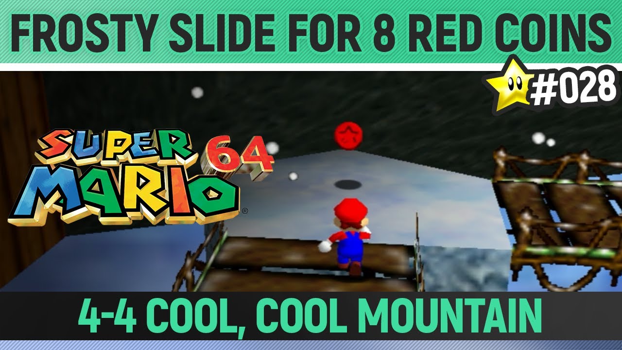 Super Mario 64 - Frosty Slide for 8 Red Coins ⭐ 28/120 Star Guide - YouTube