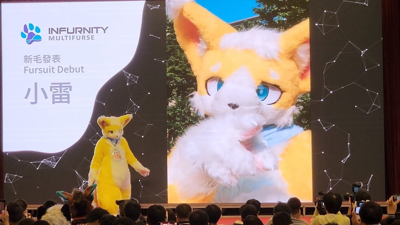 Infurnity 2022 - Fursuit Debut - 11 - 頹廢小雷/RAI - YouTube