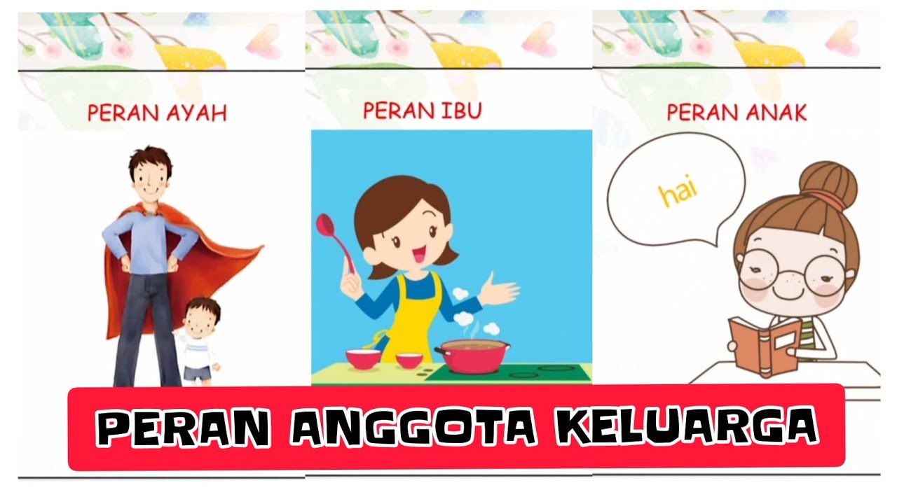 Tugas Anggota Keluarga di Rumah - Kelas 2 dan 3 SD - YouTube