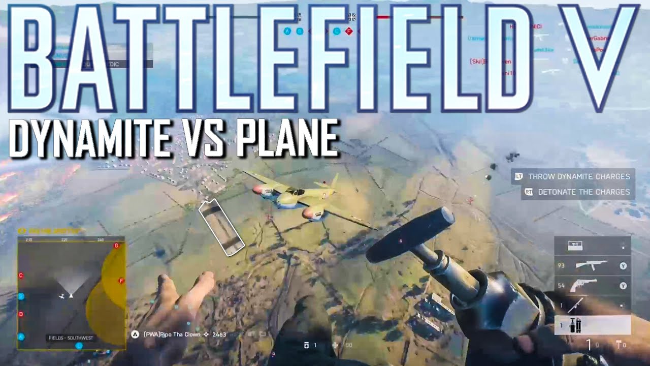 Quick reactions in BF5 - Battlefield Top Plays - YouTube