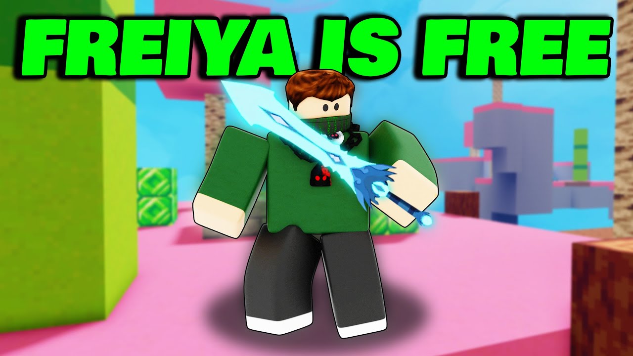 Freiya is Free!!! (Roblox Bedwars) - YouTube
