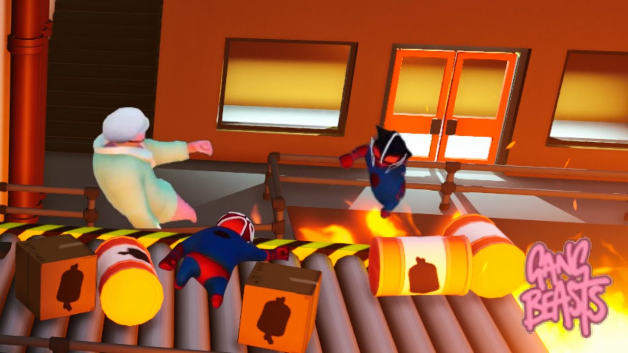 BEATING THE INCINERATOR!! - Gang Beasts - YouTube