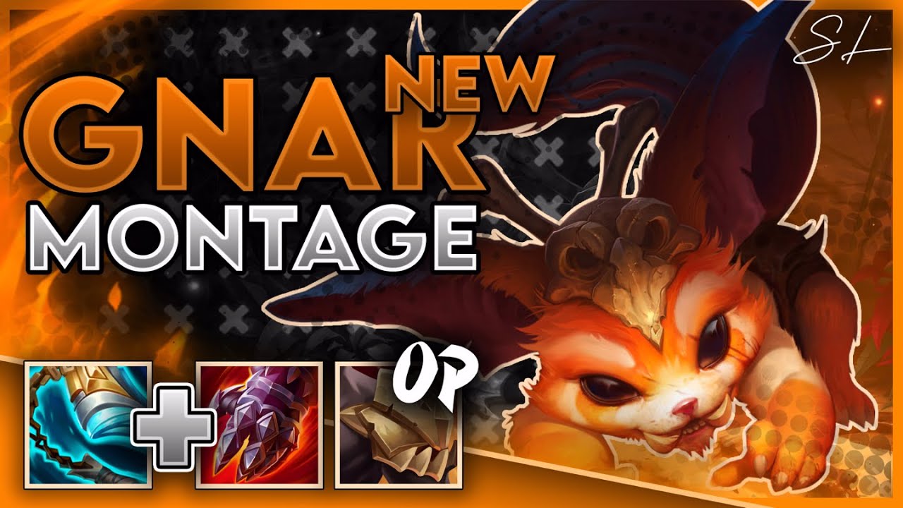 GNAR MONTAGE | Mega Gnar | Gnar Main | Gnar highlights | LoL Season 11 ...