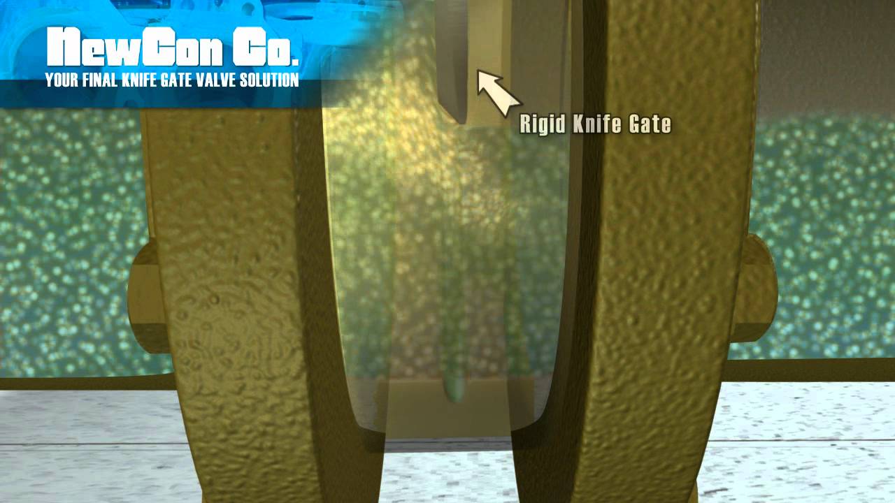 The NewCon Knife Gate Valve Animation - YouTube