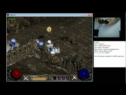 Playing Diablo 2 with a PS3 Controller
