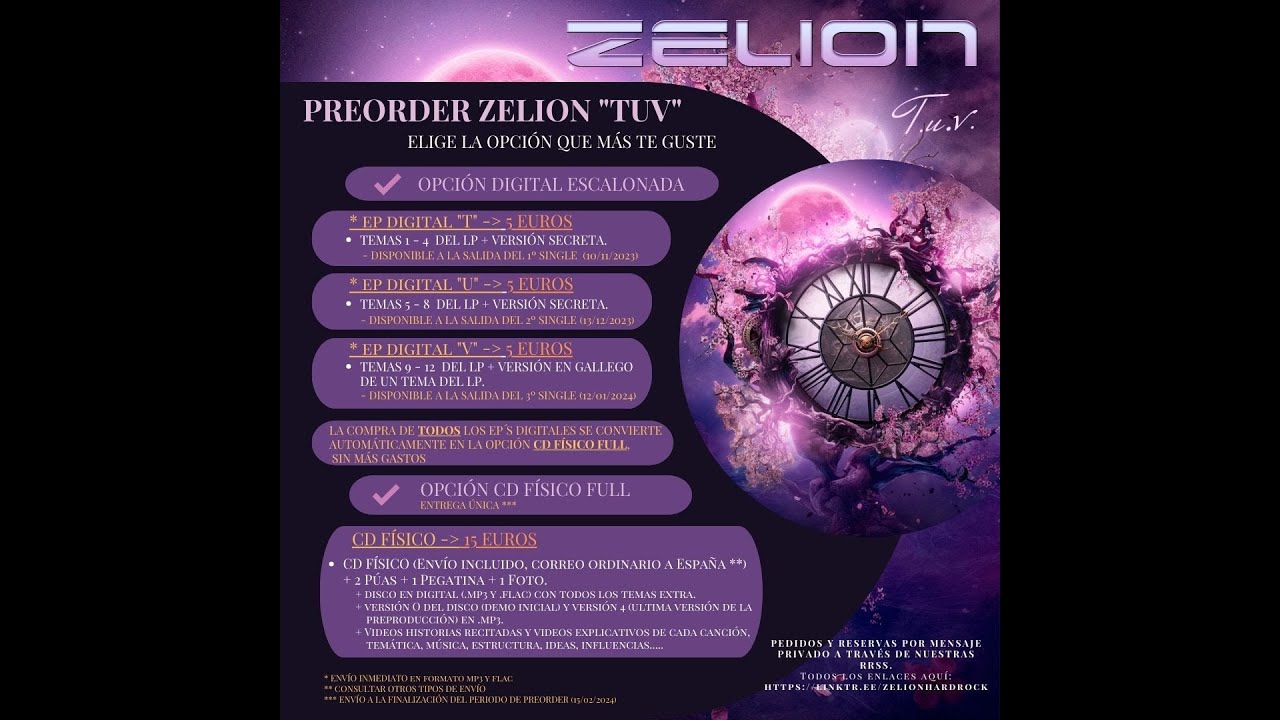 Explicación preorder Zelion TUV - YouTube