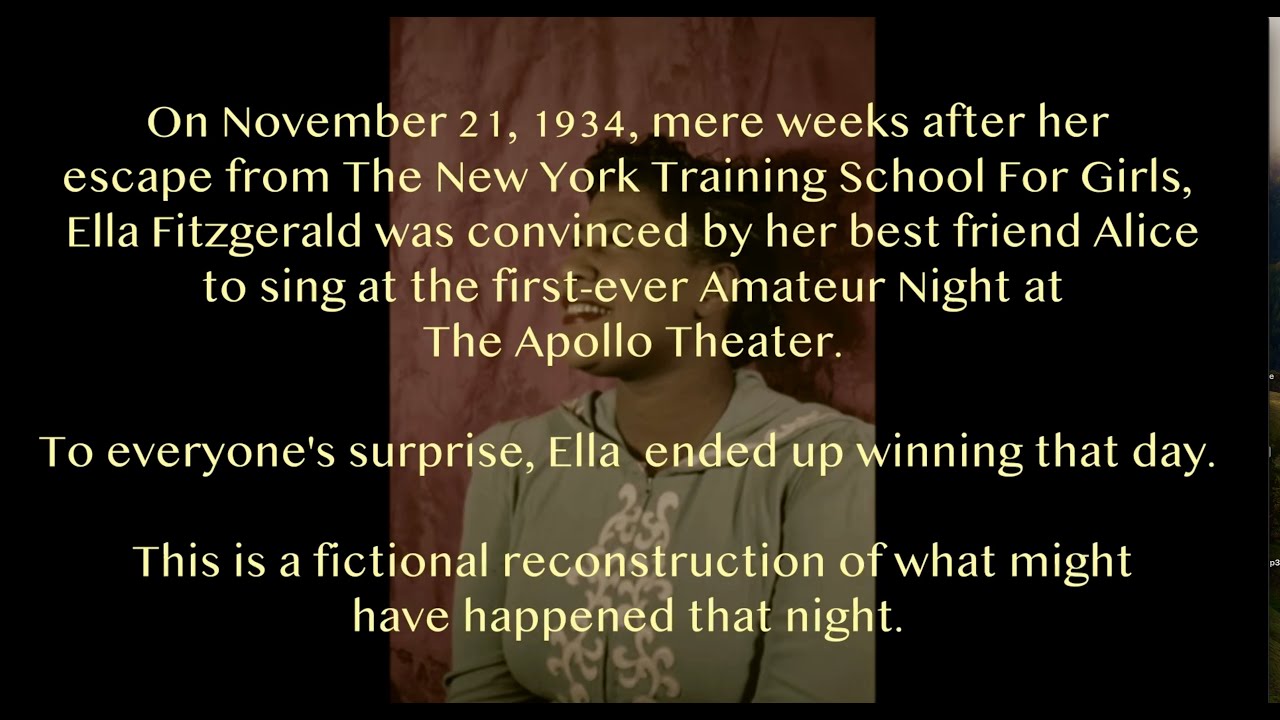 Ella Fitzgerald Wins The First-Ever Amateur Night At The Apollo Theater ...