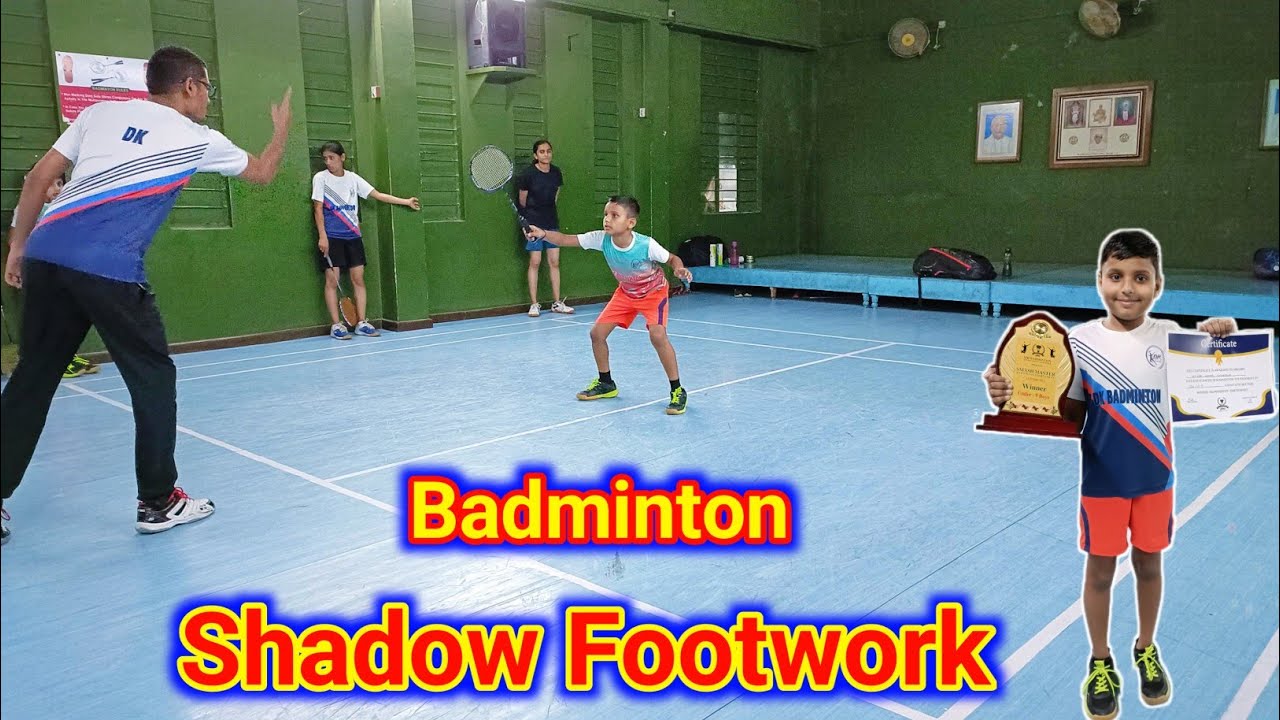 SHADOW Footwork 🔴 Beginners Badminton Coaching 🔴 Badminton Footwork ...
