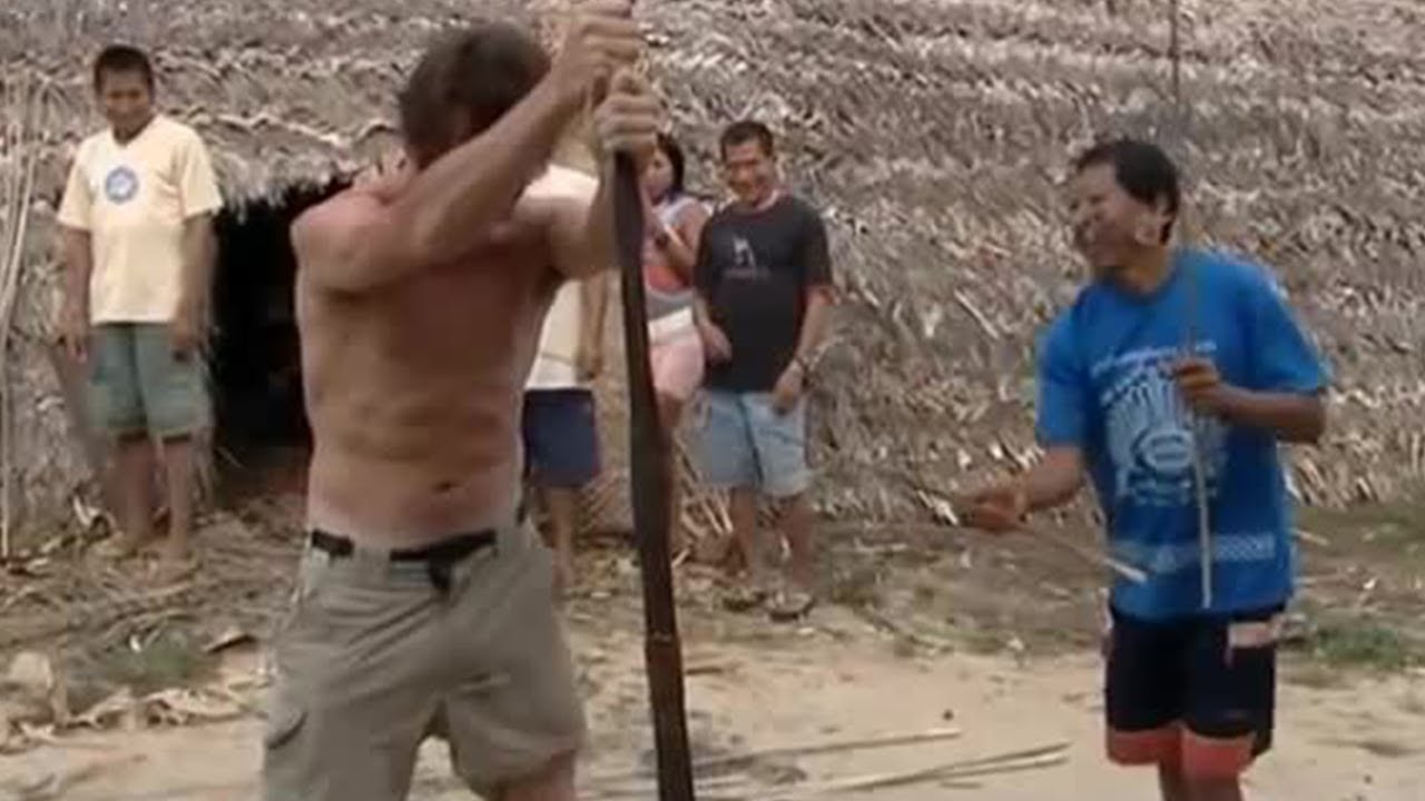 Matis Tribe Whipping Rituals | Tribe | BBC Studios - YouTube