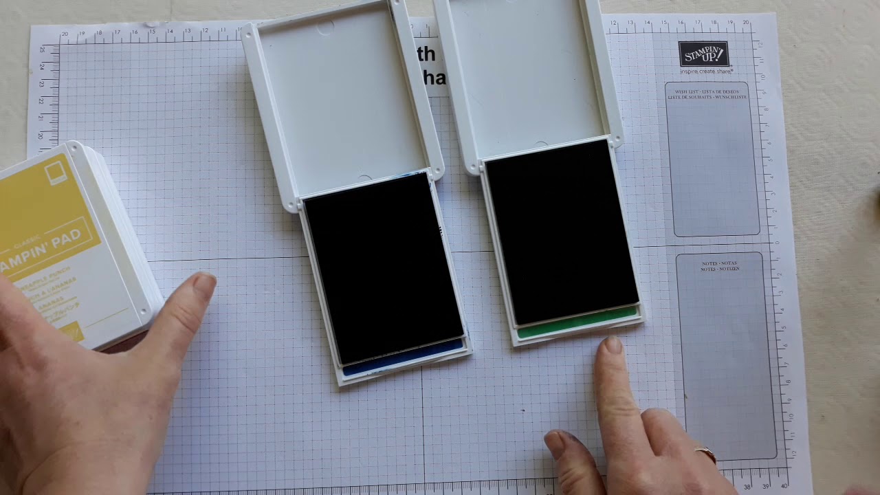 How To Use The New Stampin' Up Ink Pads - YouTube