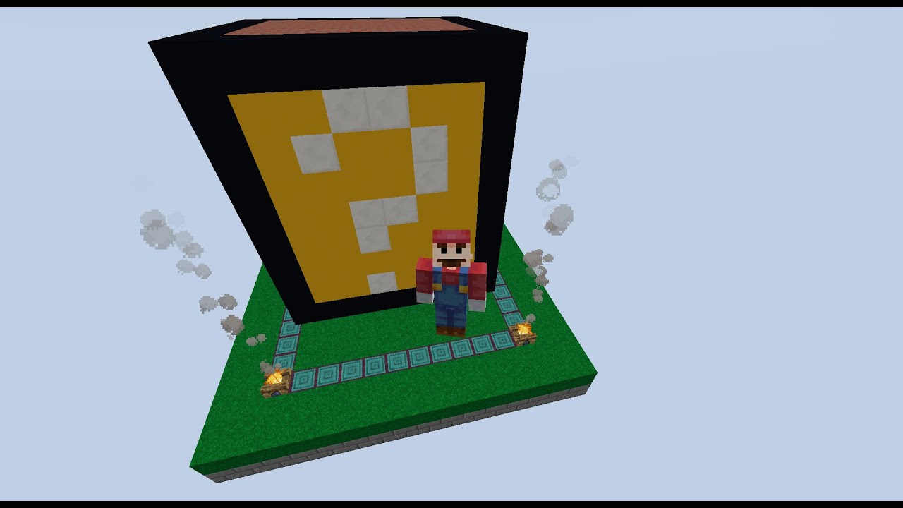 Super Mario Bros com Redstone: Caixas de Itens | Minecraft - YouTube