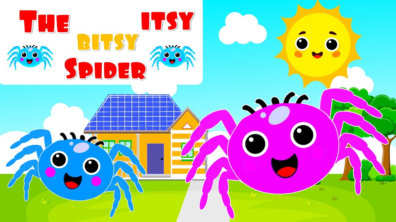 Itsy Bitsy Spider - Best Nursery Rhymes For Babies, Kids Songs, Baby ...