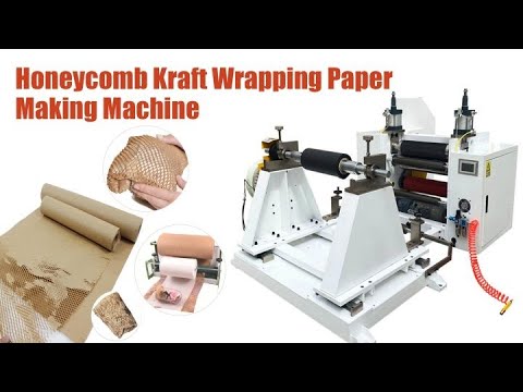 Honeycomb Kraft paper making machine | geami paper processing machine ...
