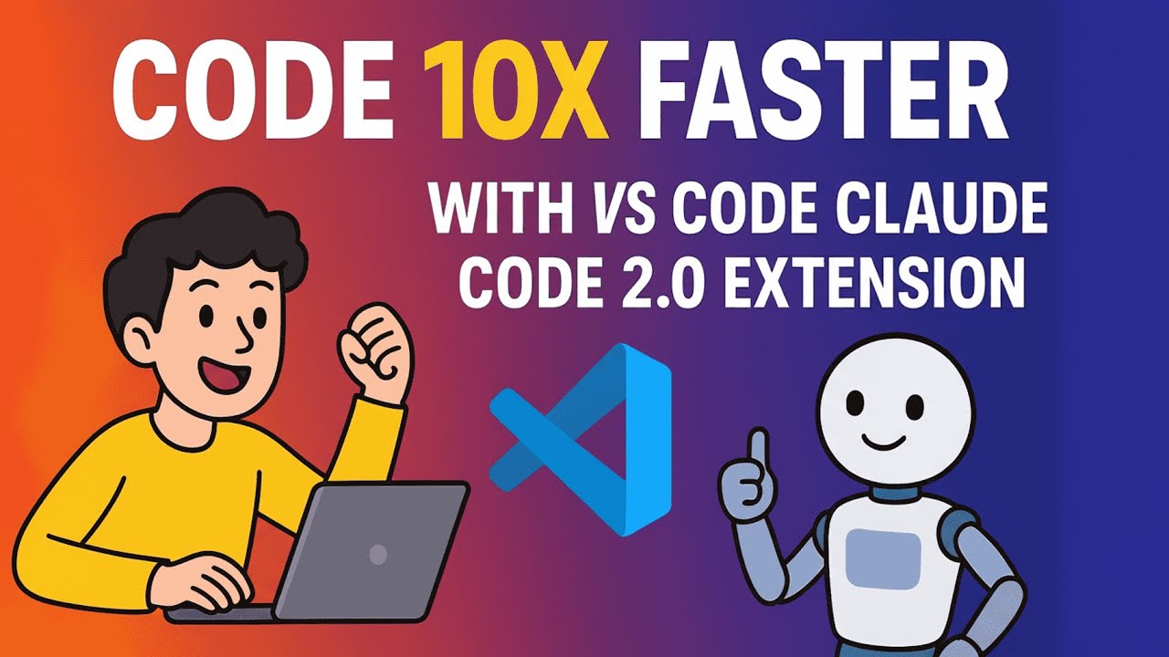 Code 10x Faster with VS Claude Code Extension | Claude Code 2.0 | Tech ...
