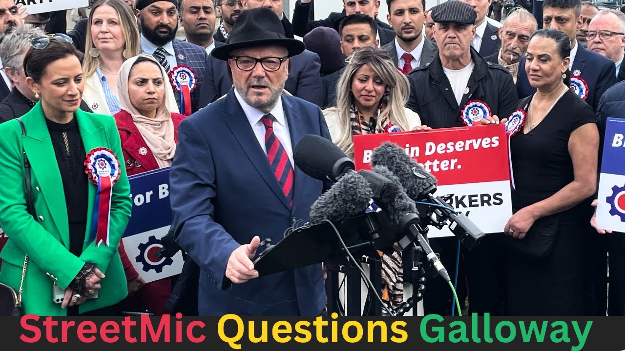 LIVE: George Galloway unveils 200 election candidates outside ...