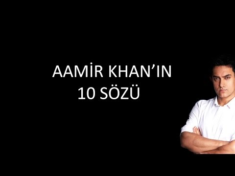 Muhteşem Hint Müziği Eşliğinde Aamir Khan'ın 10 sözü