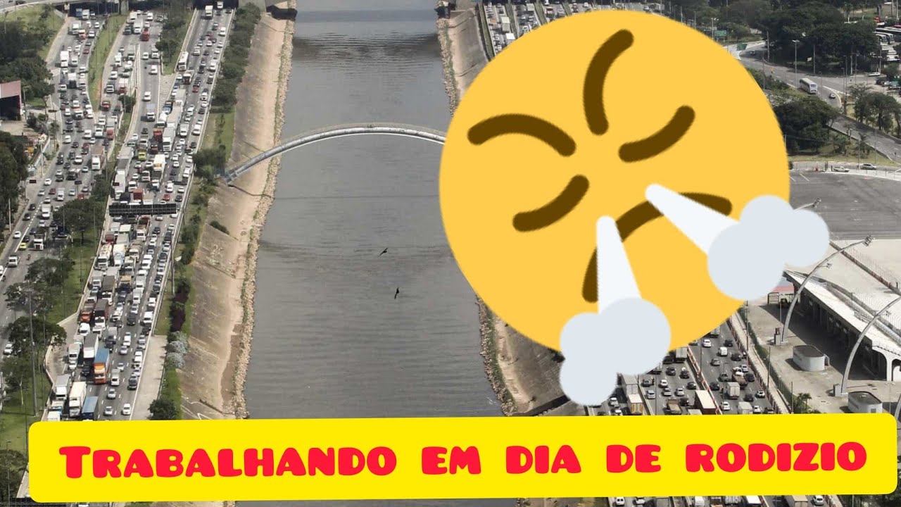 TRABALHANDO EM DIA DE RODIZIO VEICULAR EM SP LOUCURA ! - YouTube