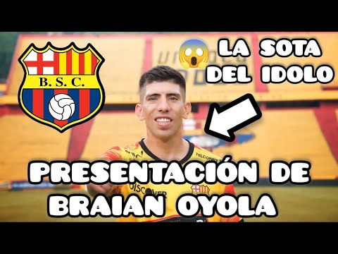 PRESENTACIÓN DE BRAIAN OYOLA COMO NUEVO JUGADOR DE BARCELONA SC #like # ...