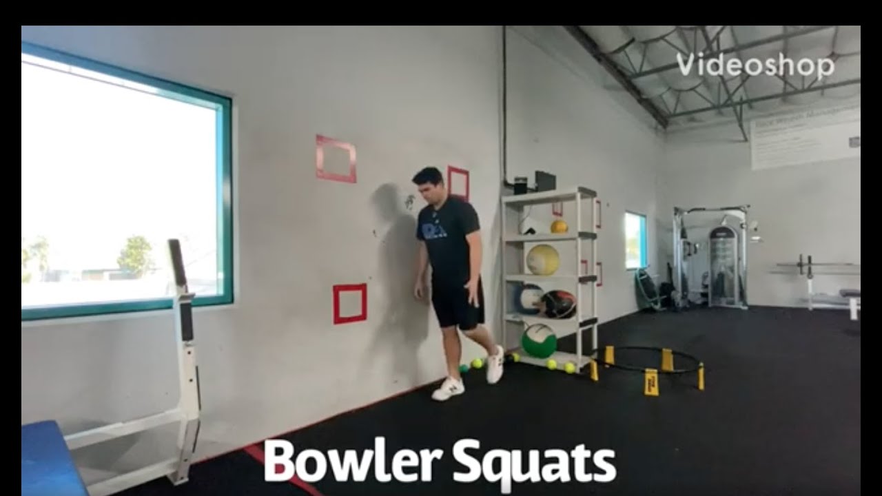 How To Do a Bowler Squat - YouTube