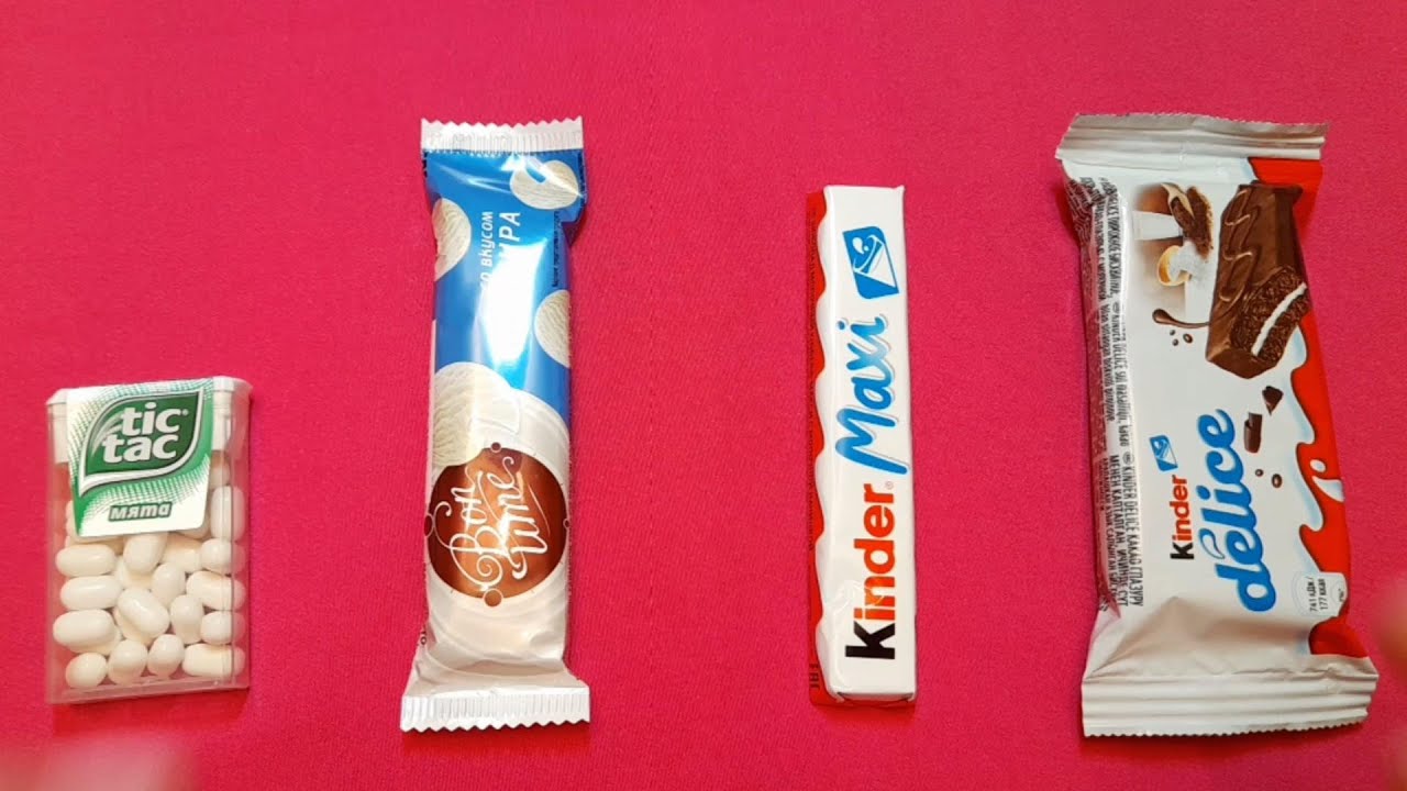 Tic Tac & Kinder Chocolates Opening. ASMR Nice Sound. - YouTube