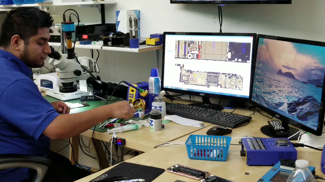 iPhone 6s Short on VCC-MAIN Dead. iPhone 6s Muerto Corto en Linea VCC ...