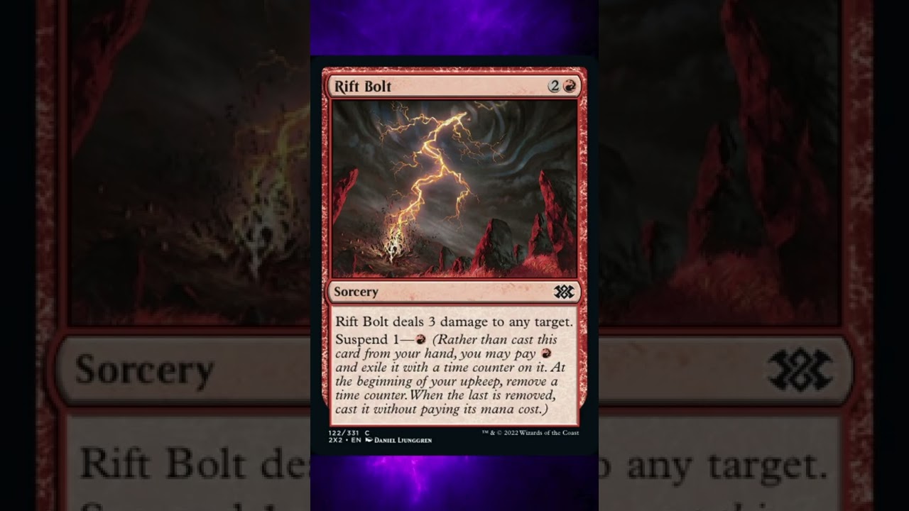 What is Rift Bolt? Double Masters set (Card 122) - YouTube