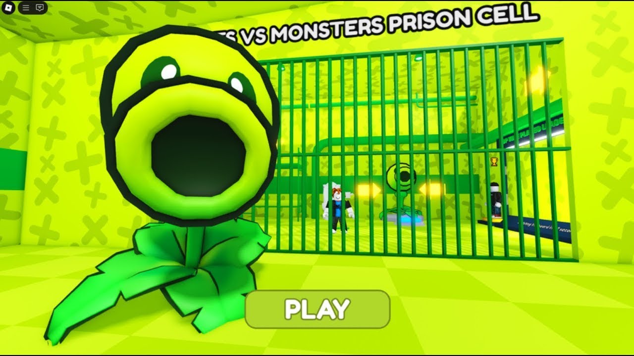 PLANTS VS ZOMBIES PRISON RUN OBBY! #roblox #obby - YouTube